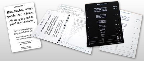 Compare Ophthalmic Reading Cards from Precision Vision | OptometryWeb ...