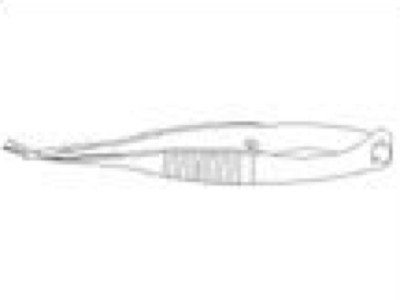 Vannas angled capsulotomy round handle scissors from Rumex ...