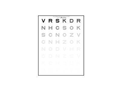 Low Contrast and Mixed Contrast Eye Charts from Precision Vision ...